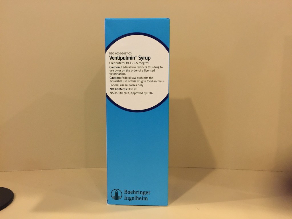 Ventipulmin 72.5 mcg/ml, 330 ml - Ferguson and Associates Equine Hospital